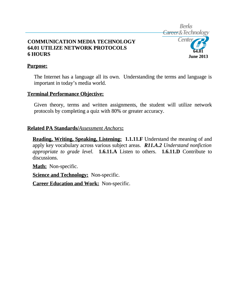 learning guide template Doc Template | pdfFiller