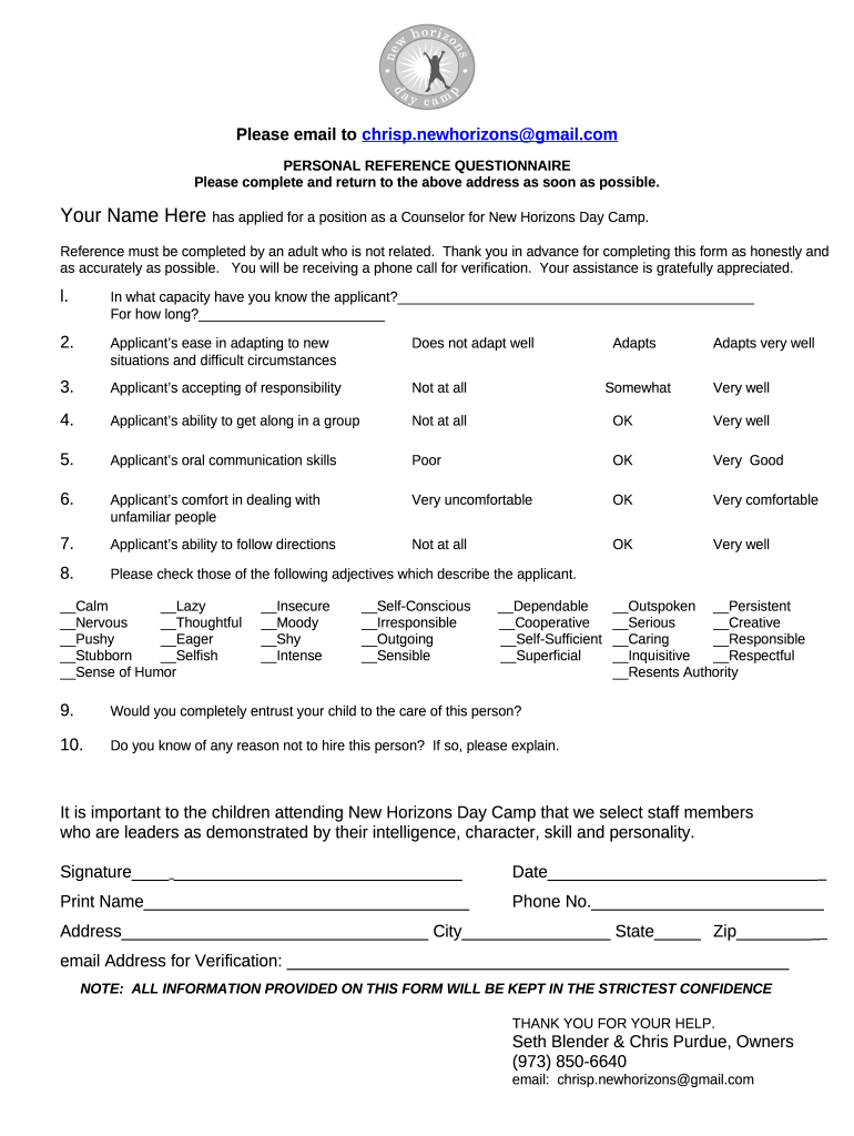 Sample Letters And Emails To Ask For A Reference Doc Template PdfFiller