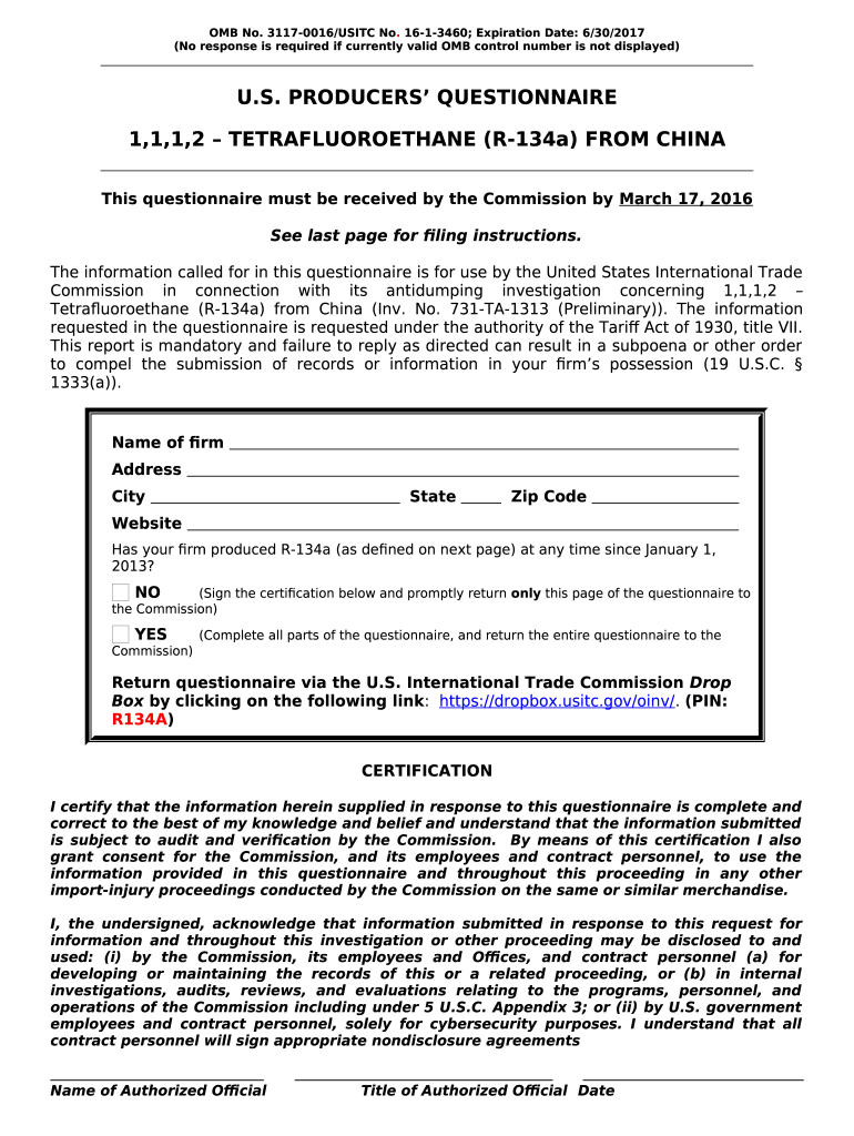 1,1,1,2 Tetrafluoroethane (R-134a) from ... - Federal Register Doc ...