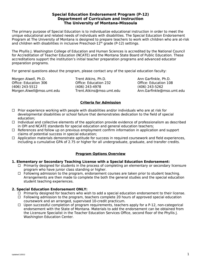 Continuum of Special Education Services for School ... - p-12 Doc ...