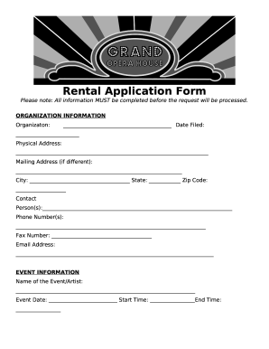 Rental Application - Amazon S3 Doc Template | pdfFiller