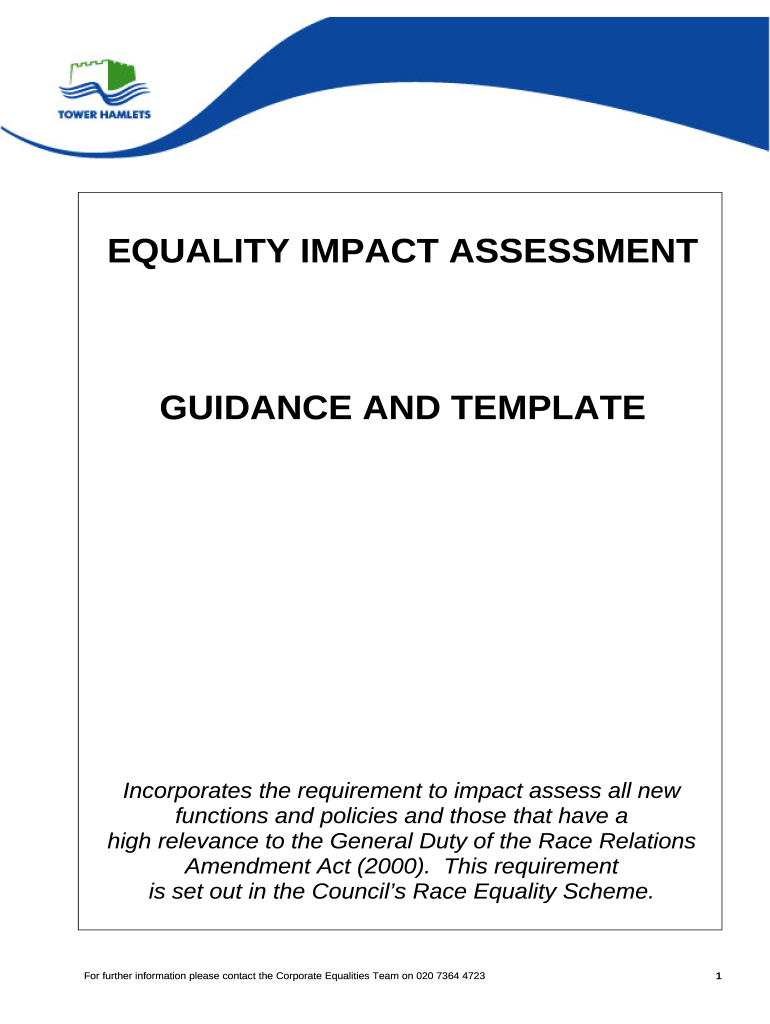 Equality impact assessment guidance and template - Tower ... Doc ...