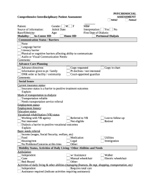 Communication Status Doc Template | pdfFiller