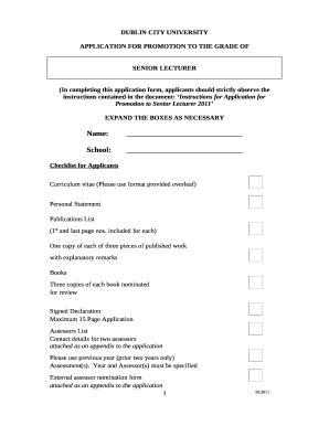 DCU Undergraduate Admissions Ination Doc Template | pdfFiller