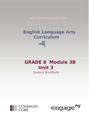 GRADE 8 Module 3B Unit 3 - CA BOCES Doc Template | pdfFiller