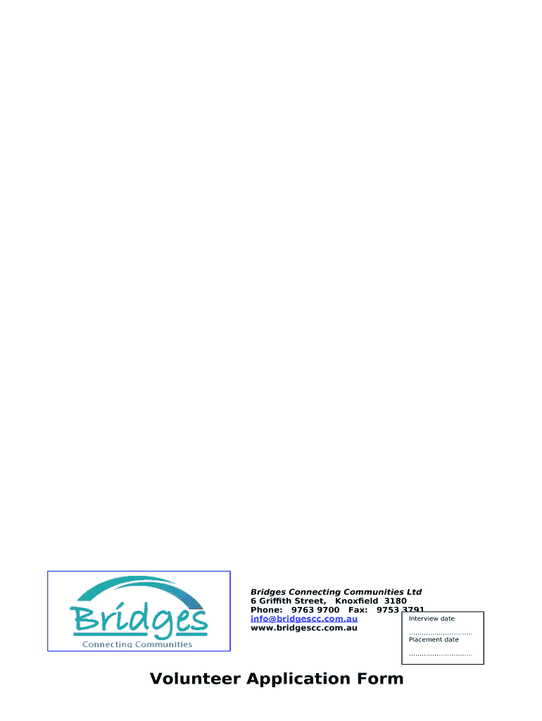 Volunteer Minibus Drivers Needed Apply Now - Bridges ... Doc Template | pdfFiller