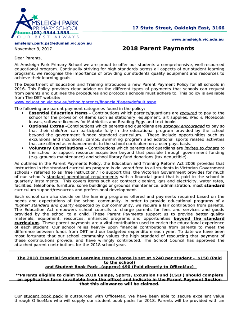 Lane End Primary School - Summary of the Parent ... Doc Template ...