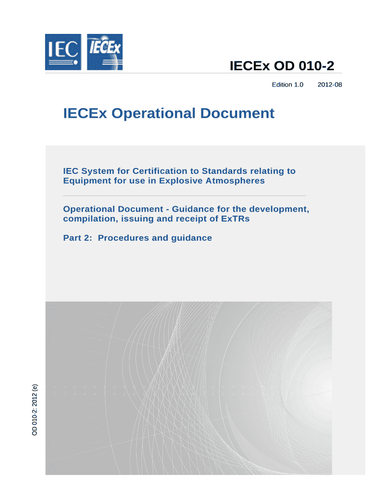 IEC System for Certification to Standards relating to Equipment for use ...