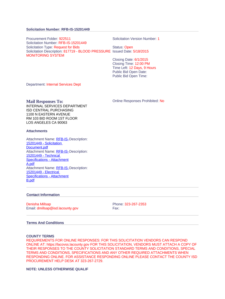 IT Statement of Work for Purchase Order Release ... - BidNet Doc Template | pdfFiller