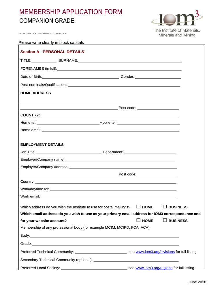 ACA Membership Application - Australian Counselling Doc Template ...