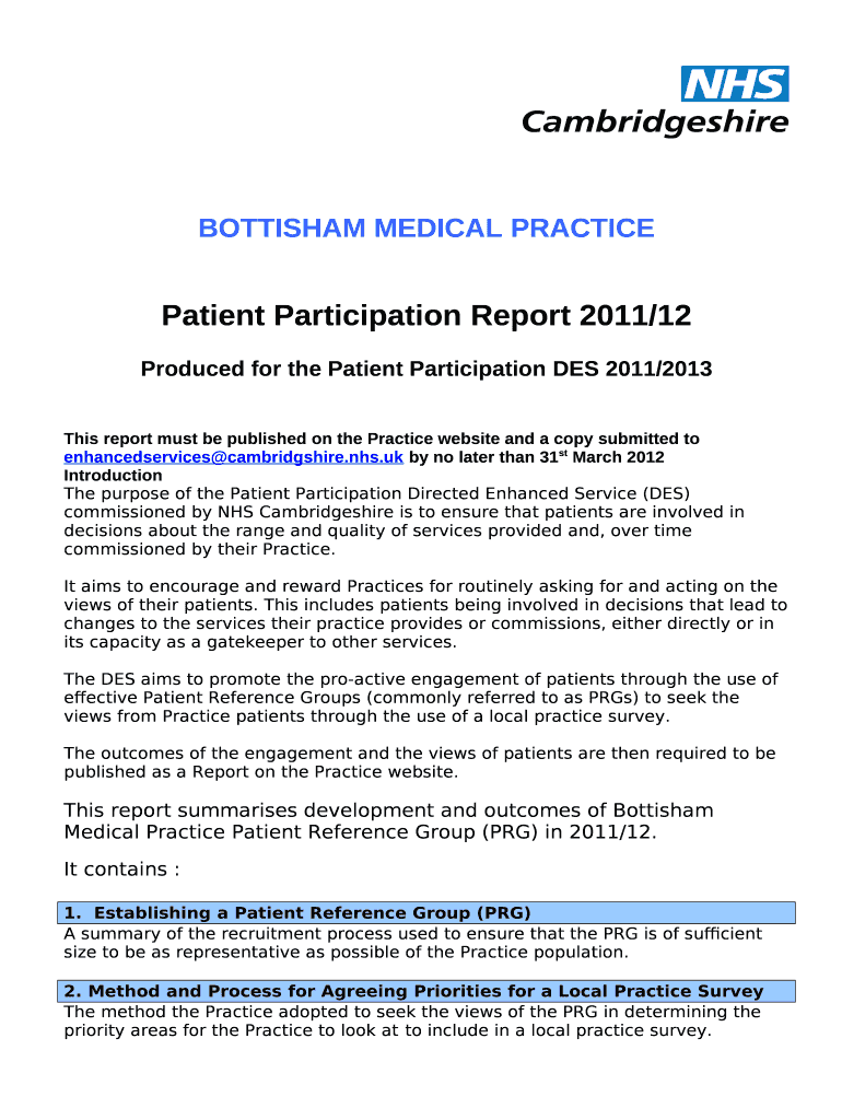 Patient Participation Group ... - The Orchard Medical Practice Doc ...