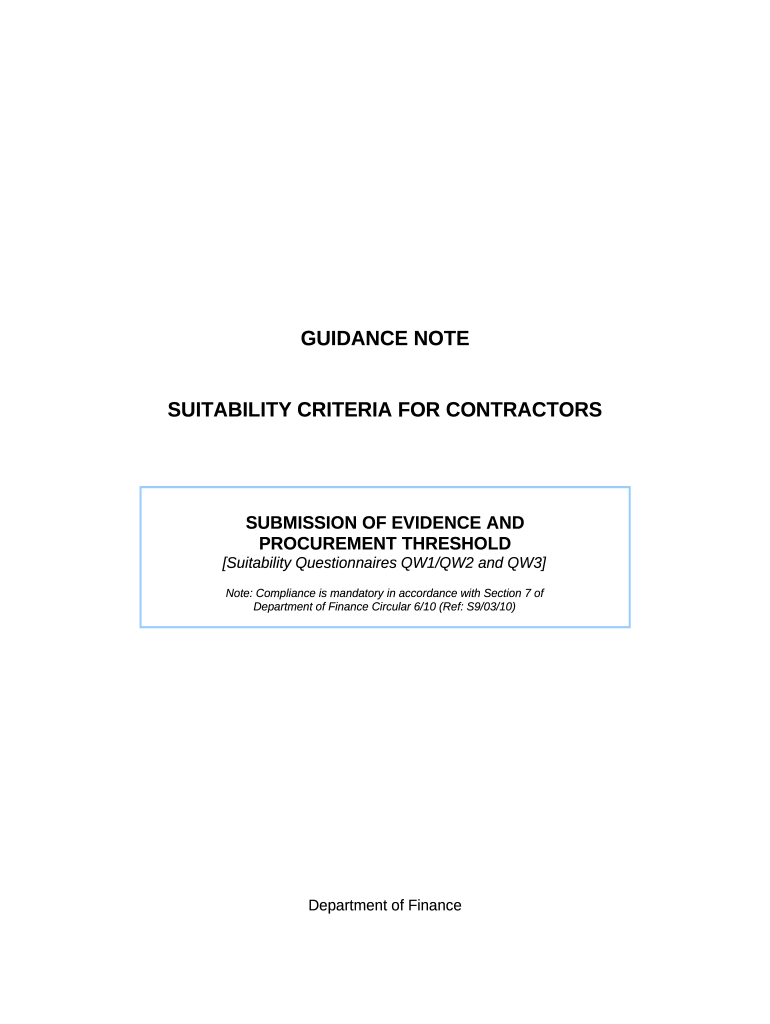 PROCUREMENT THRESHOLD Doc Template | pdfFiller