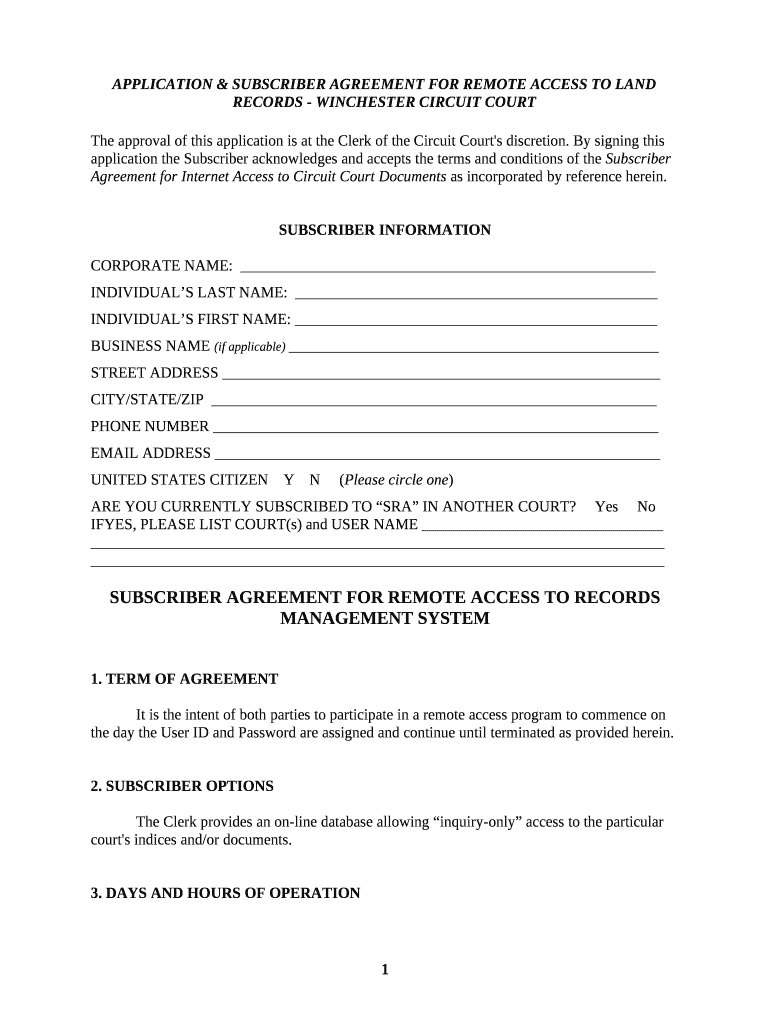 APPLICATION FOR ACCESS TO RECORDS MANAGEMENT SYSTEM AND ... Doc ...