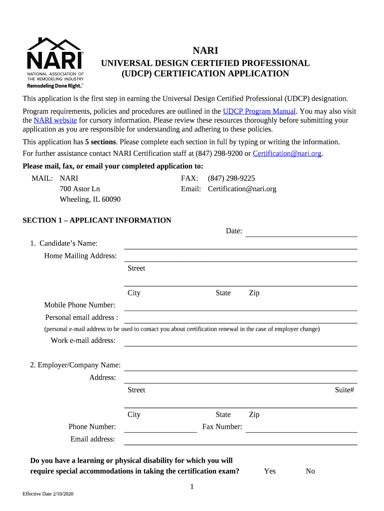 Become a NARI Certified Professional - NARI Milwaukee Doc Template ...