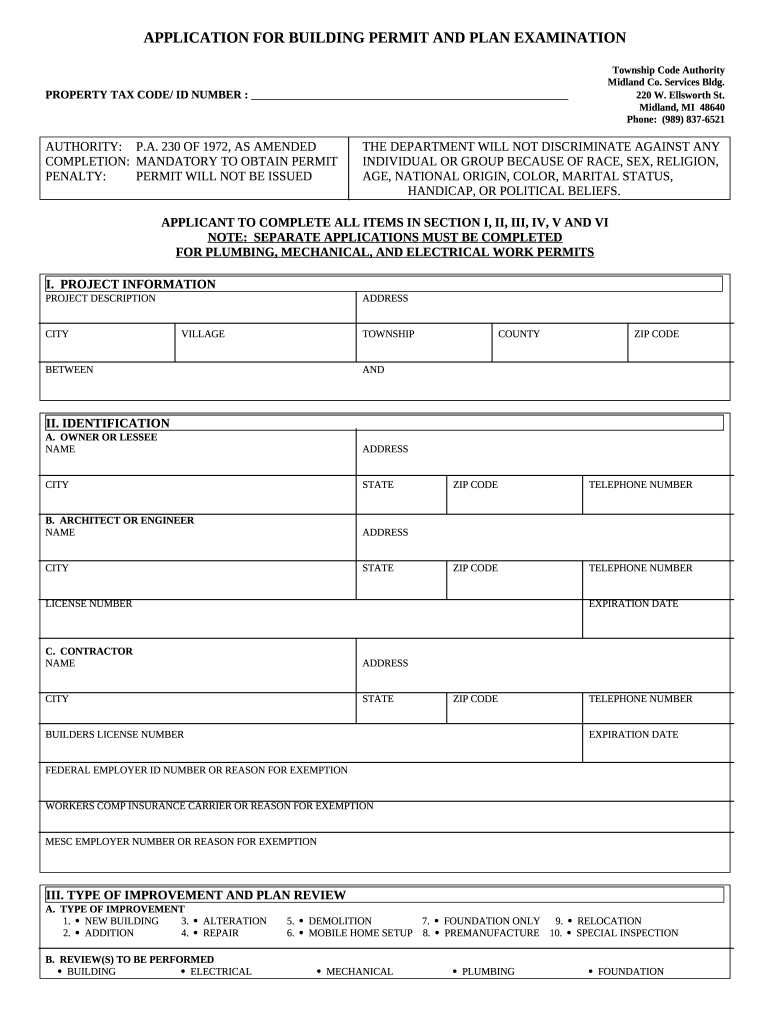 Midland Co Doc Template | pdfFiller