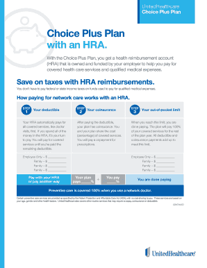 Fillable Online with an HRA Fax Email Print - pdfFiller