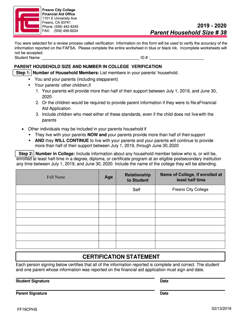 Fillable Online How do I apply for Financial Aid?Fresno City College ...
