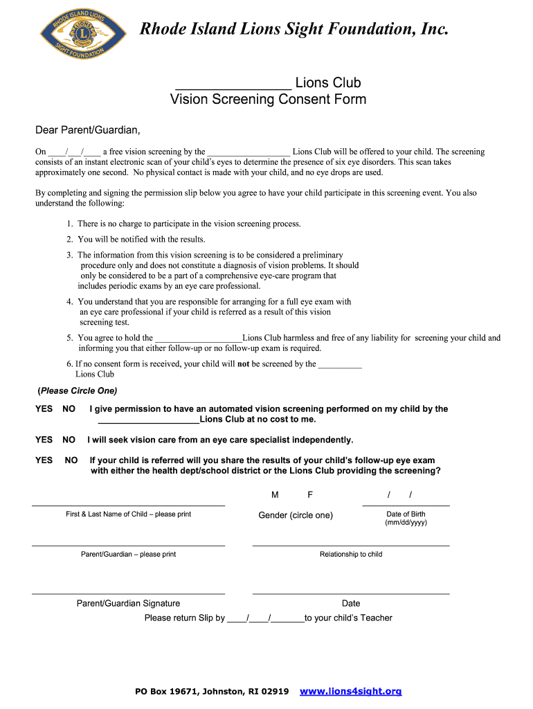Fillable Online (Iowa KidSight) Consent Form - The University of Iowa ...
