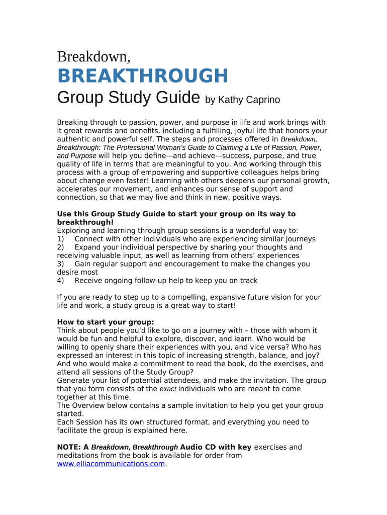 Praise for Kathy's Work - Kathy Caprino Doc Template | pdfFiller