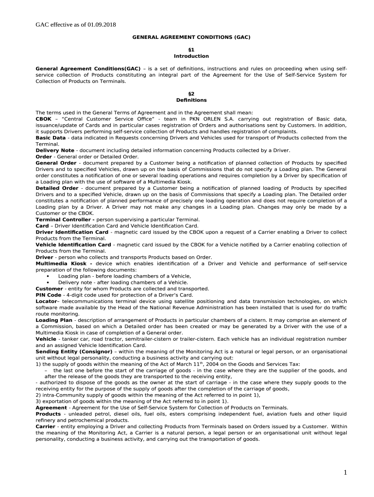 Part 2 General Terms and Conditions of the Grant Agreement Doc Template | pdfFiller