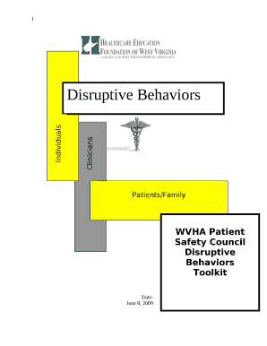 Disruptive Behaviors - DocsLib Doc Template | pdfFiller