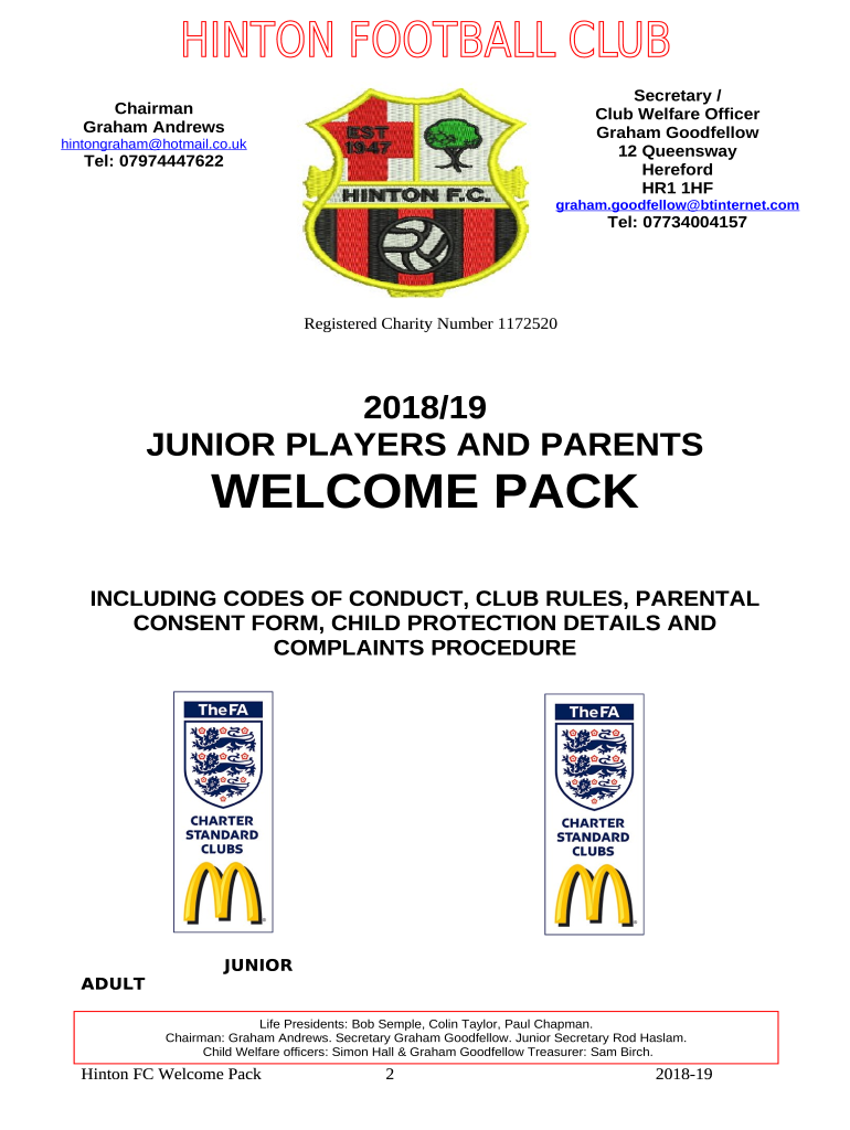 Codes of Conduct for Players, Parents, and Coaches Doc Template | pdfFiller