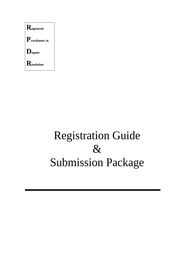 Info about (candidate) ADR practitioners - ADR Register Doc Template ...