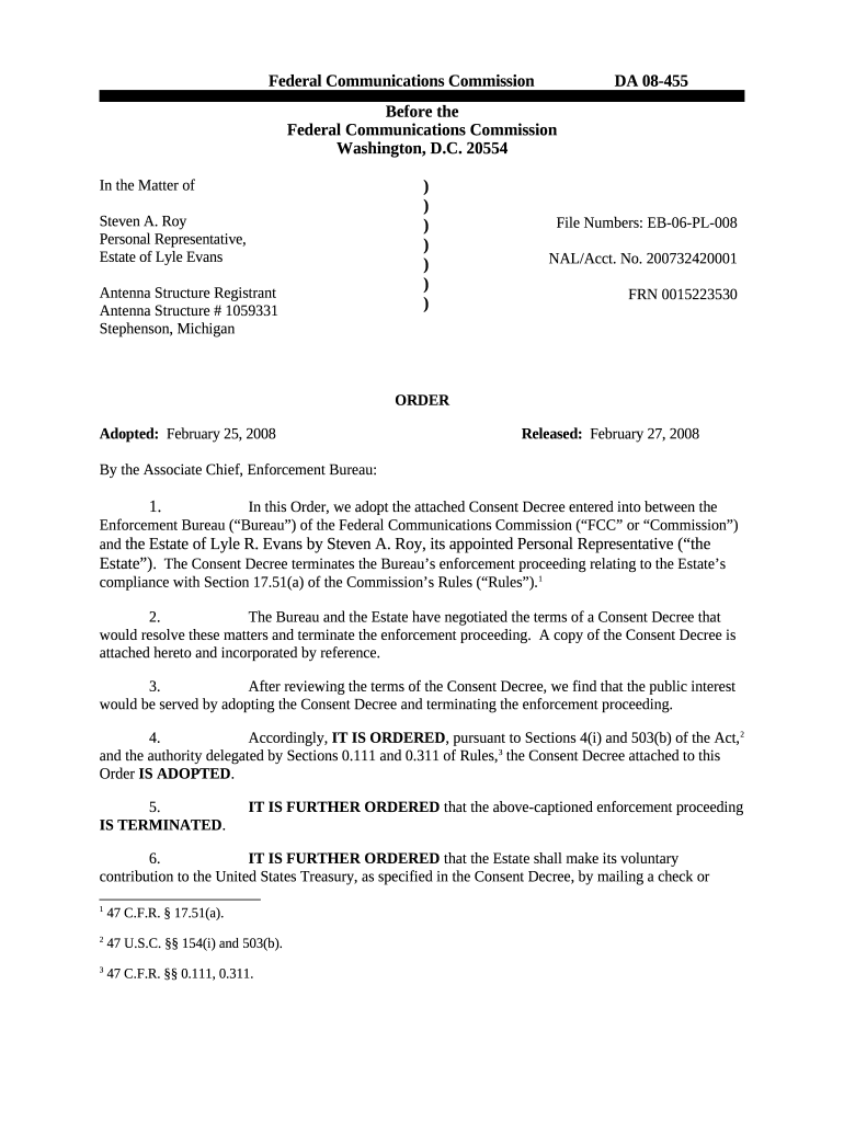 Personal Representative, Doc Template | pdfFiller