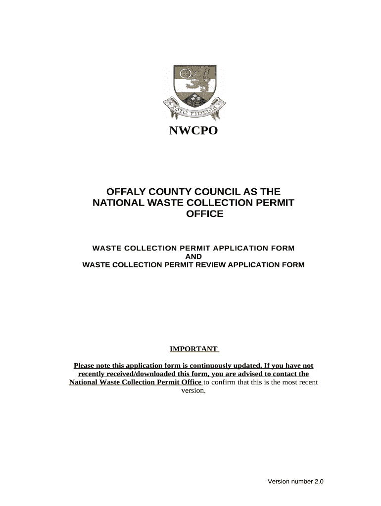 OFFALY COUNTY COUNCIL AS THE Doc Template | pdfFiller