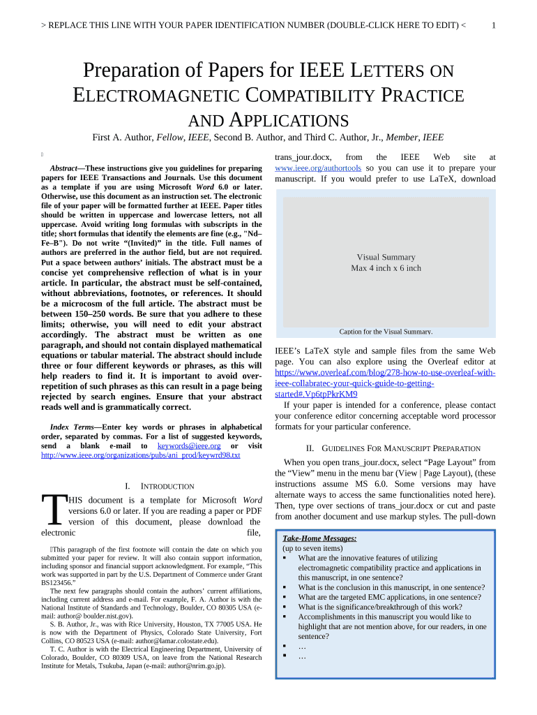 11. How to write journal or conference paper using templates ... Doc ...