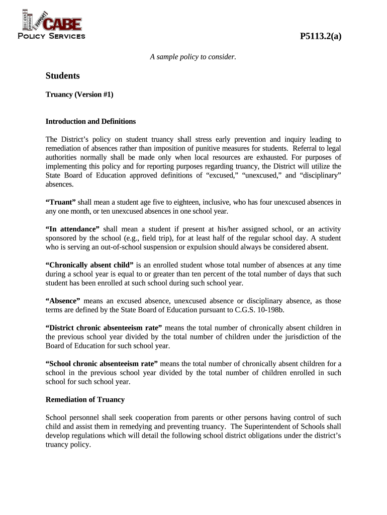 A STUDY OF THE EFFECTIVENESS OF A TRUANCY REDUCTION ... Doc Template ...