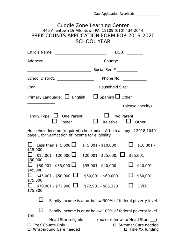 The Cuddle Zone Learning CenterChild CareAllentown PA Doc Template ...
