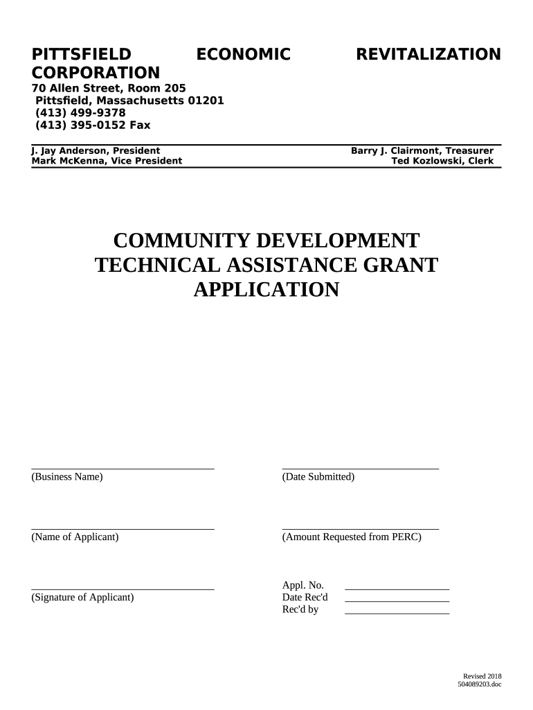 PERC CDBG Loan Application 2018.doc - PITTSFIELD ... Doc Template ...