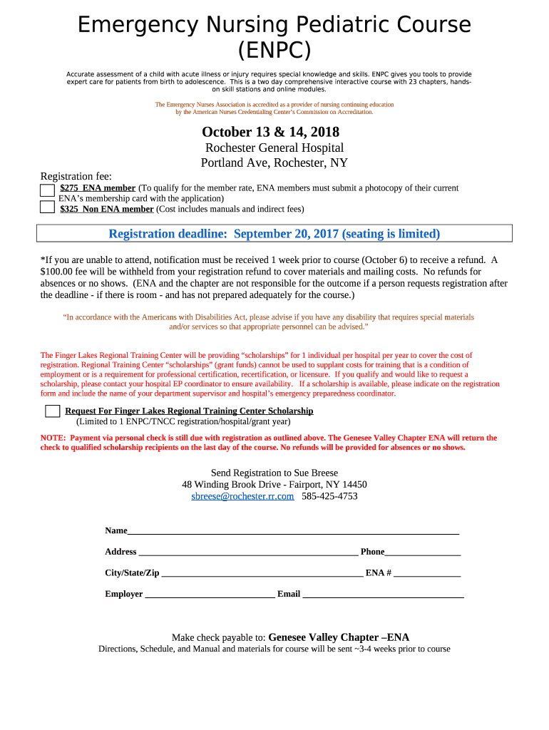 Emergency Nursing Pediatric Course - 5th Edition Doc Template | pdfFiller