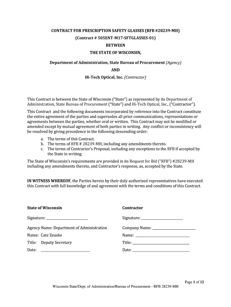 Fillable Online Corporate Prescription Safety Glasses Plan by Rx-Safety ...