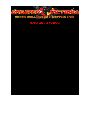 Fillable Online PLAYER CODE OF CONDUCT - Ramp Interactive Fax Email ...