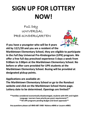 Fillable Online 2021 MES UPK application Full day.doc Fax Email Print ...