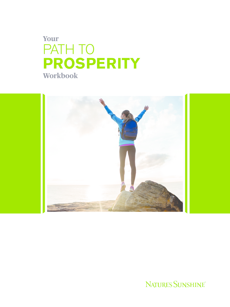 Fillable Online Your PATH TO PROSPERITY - Nature's Sunshine Products ...