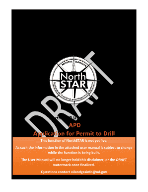 Fillable Online APD Application for Permit to Drill Fax Email Print ...
