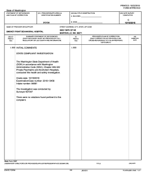 Fillable Online STATE COMPLAINT INVESTIGATION Fax Email Print - pdfFiller