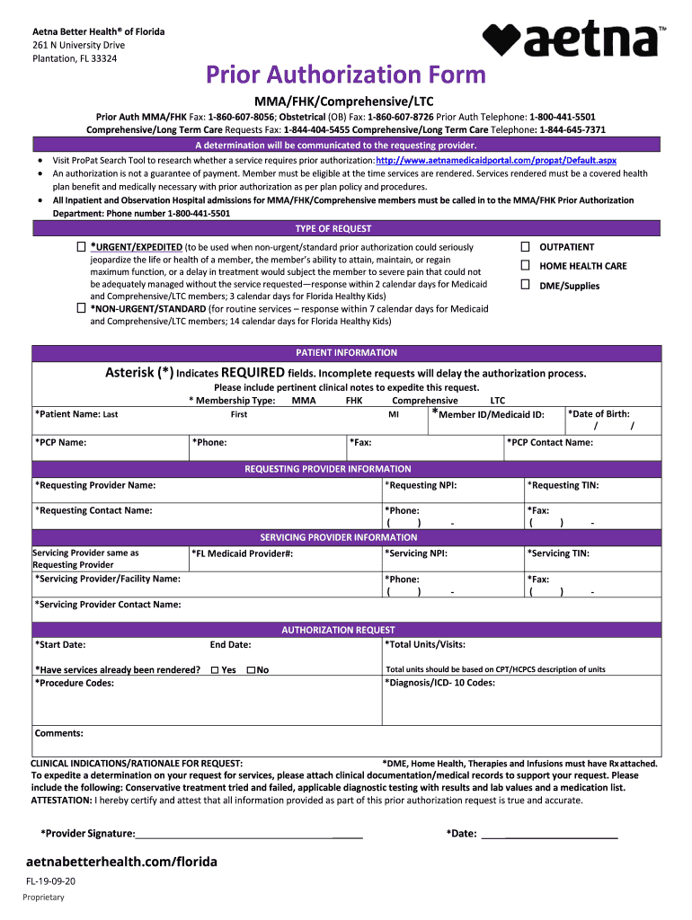 Fillable Online Revised PA Form Final v.4Oct2019. Accessible PDF Fax ...