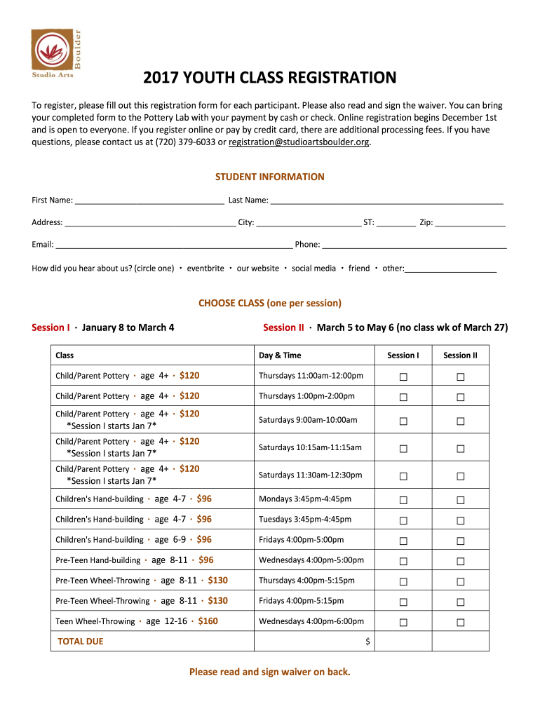 Fillable Online To register, please fill out this registration form for ...