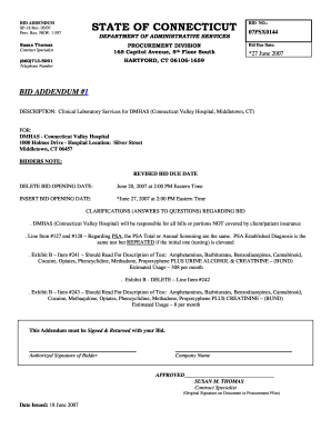 Fillable Online DESCRIPTION: Clinical Laboratory Services for DMHAS ...