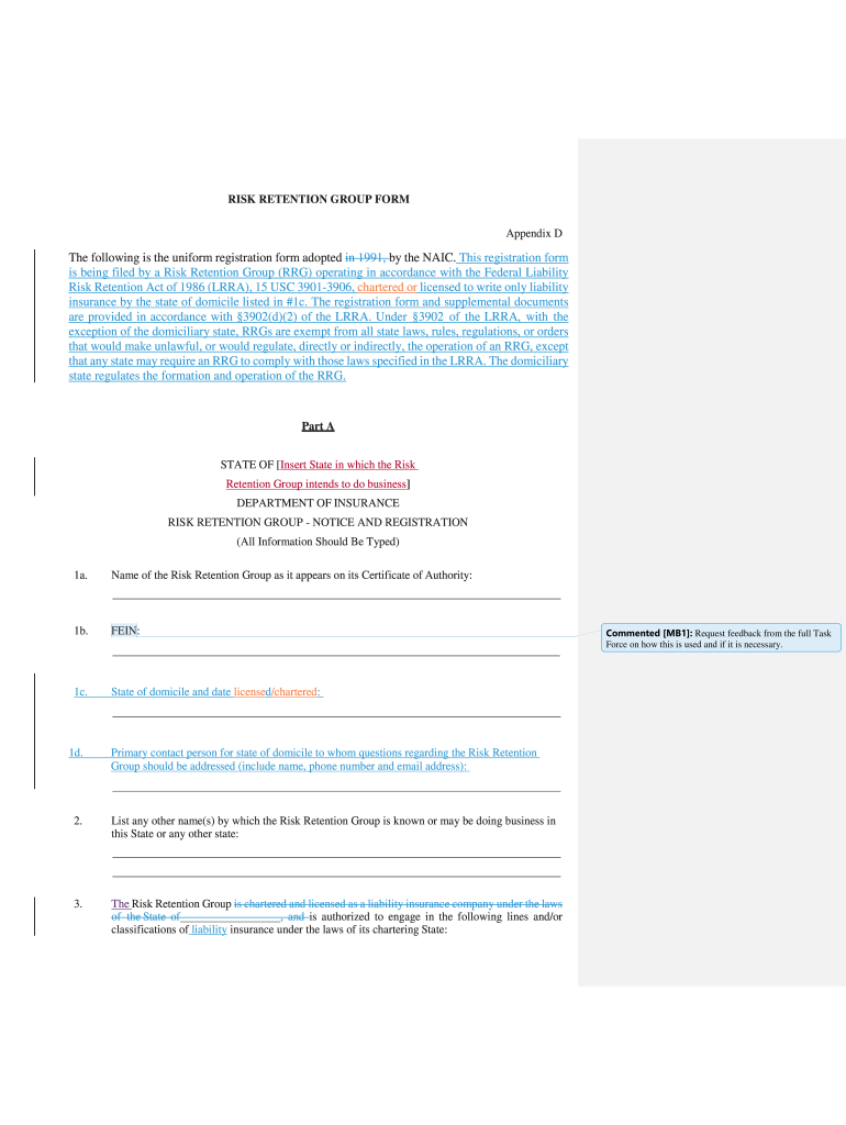 Fillable Online The following is the uniform registration form adopted ...