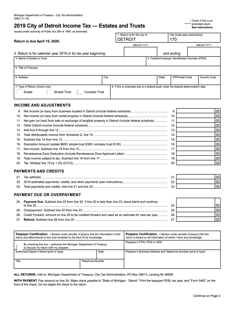 Fillable Online Michigan Form MI-8453 (Individual Income Tax ...