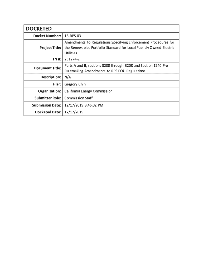 Fillable Online Parts A and B: Sections 3200 through 3208 and Section ...