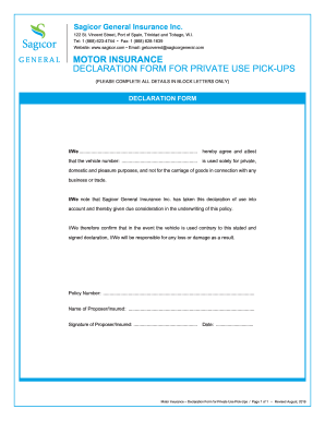 Fillable Online SGI -General Claim Form - Sagicor Life Insurance ...