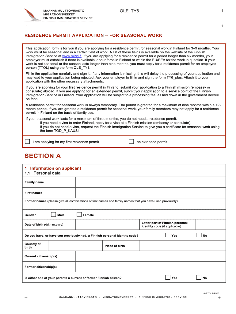 Fillable Online Iceland Visa Residency & Work Permit Iceland Visa ...