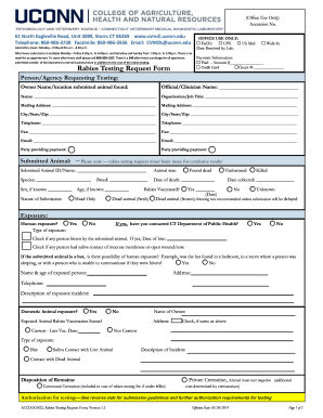 Fillable Online ACCDOC0022 Rabies Testing Submission Form 022019 ...