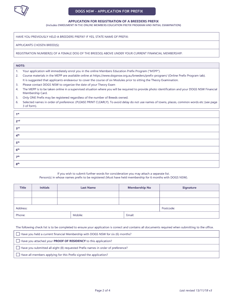 Fillable Online Form 9 Prefix App V3 Fax Email Print - pdfFiller